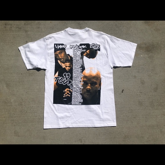 jayz | Shirts | Hard Knock Life Tour Vintage Tshirt Large Jayz Dmx ...